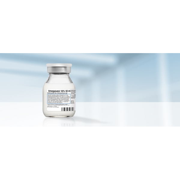 OMEGAVEN Highly Refined Fish Oil 10.0% Emulsion for IV Infusion 50mL 1 ...