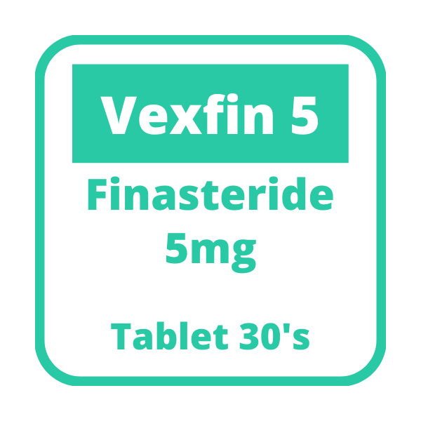 VEXFIN 5 Finasteride 5mg Film-Coated Tablet 30's price in the ...