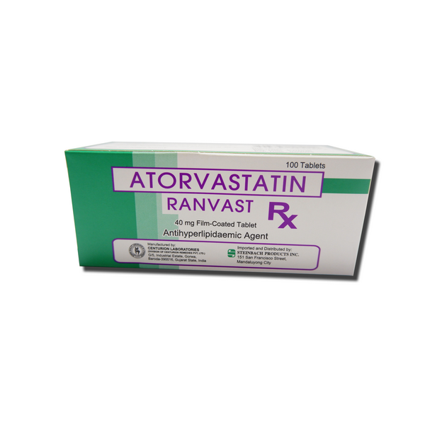 RANVAST Atorvastatin Calcium 40mg Film-Coated Tablet 1's price in the ...