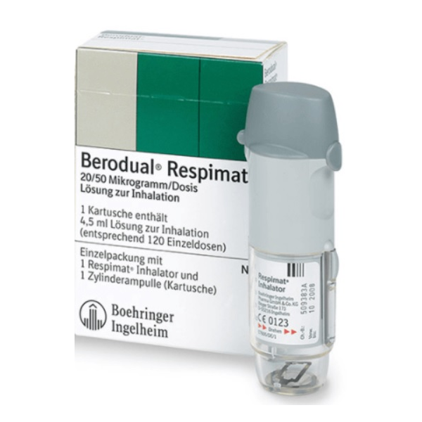 BERODUAL Fenoterol Hydrobromide / Ipratropium Bromide 50mcg / 20mcg ...