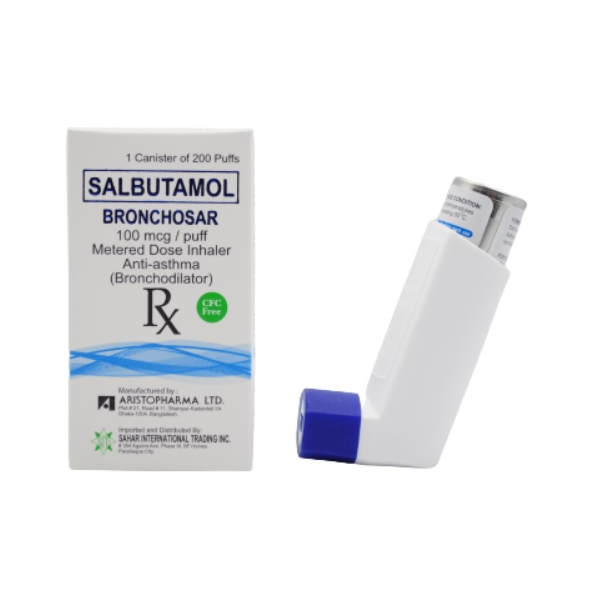 BRONCHOSAR Salbutamol 100mcg / act. Metered-Dose Inhaler 200act. price ...