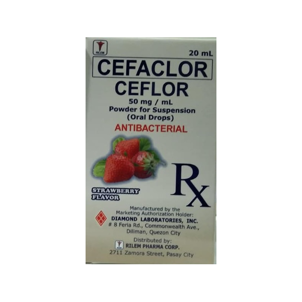 CEFLOR Cefaclor 50mg / mL Powder for Suspension (Oral Drops) 20mL ...