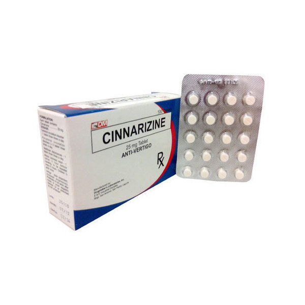 RIZINE Cinnarizine 25mg Film-Coated Tablet 1's price in the Philippines ...