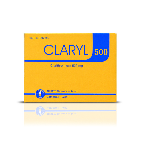 CLARYL Clarithromycin 500mg Film-Coated Tablet 50's price in the ...