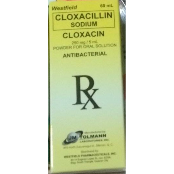 CLOXACIN Cloxacillin Sodium 250mg / 5mL Power for Oral Solution 60mL ...
