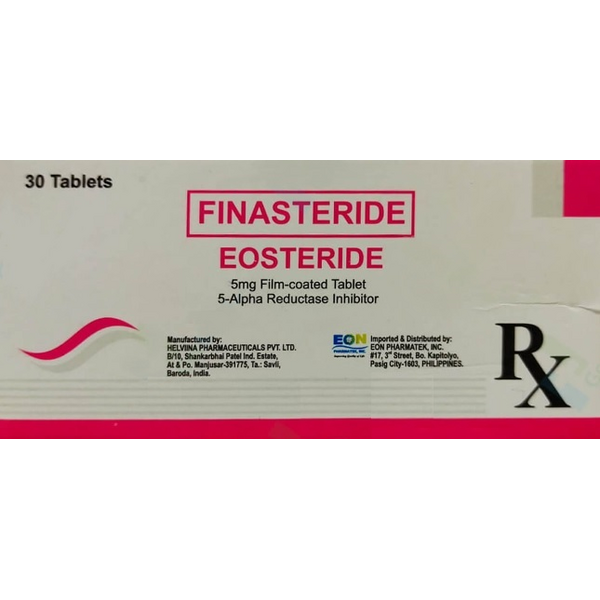 EOSTERIDE Finasteride 5mg Film-Coated Tablet 30's price in the ...