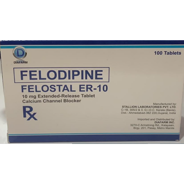 FELOSTAL ER-10 Felodipine 10mg Extended-Release Tablet 30's price in ...