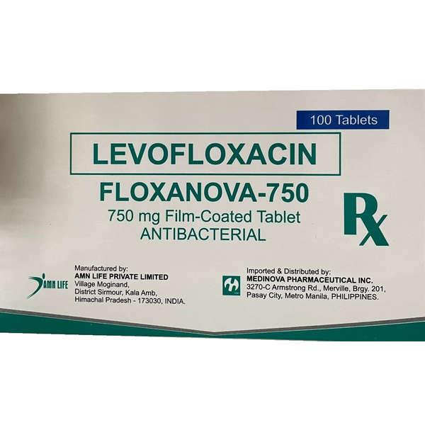 FLOXANOVA-750 Levofloxacin Hemihydrate 750mg Film-Coated Tablet 100's ...