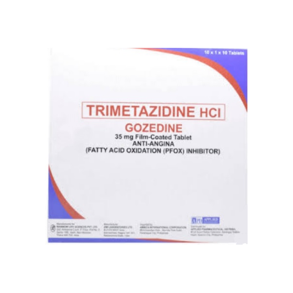 GOZEDINE Trimetazidine Hydrochloride 35mg Film-Coated Tablet 100's ...