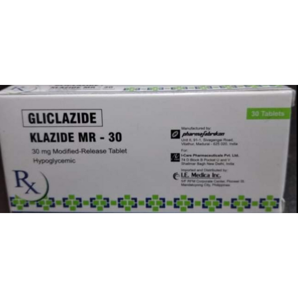 KLAZIDE MR-30 Gliclazide 30mg Modified-Release Tablet 30's price in the ...