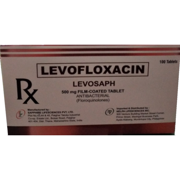 LEVOSAPH Levofloxacin 500mg Film-Coated Tablet 100's price in the ...