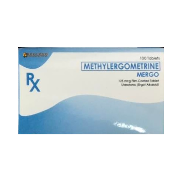 MERGO Methylergometrine Maleate 125mcg Film-Coated Tablet 100's price ...