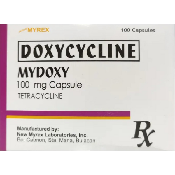 MYDOXY Doxycycline Hyclate 100mg Capsule 100's price in the Philippines ...