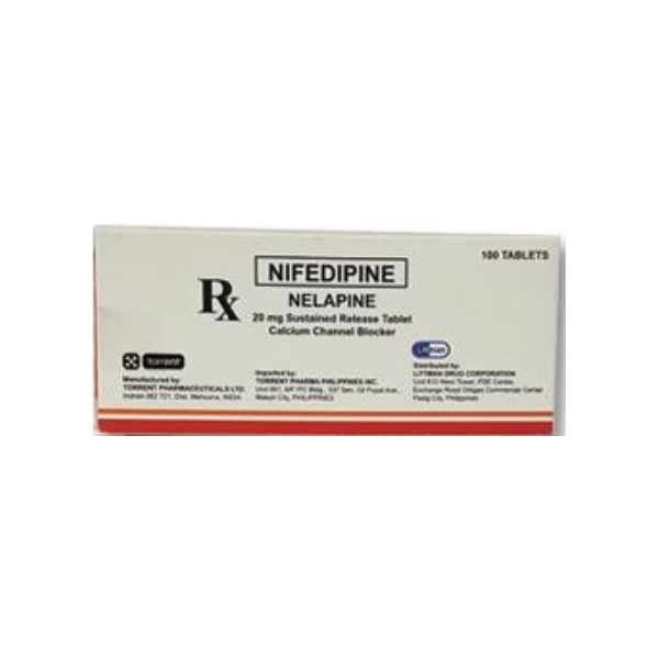 NELAPINE Nifedipine 20mg Sustained Release Tablet 100's price in the ...