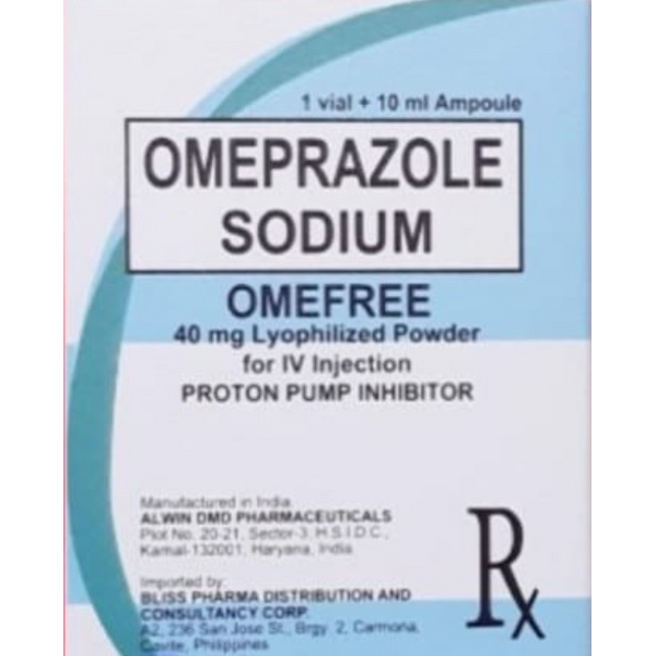 OMEFREE Omeprazole Sodium 40mg Lyophilized Powder for IV Injection 1's ...