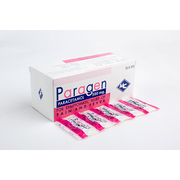 PARAGEN Paracetamol 500mg Tablet 100's price in the Philippines ...