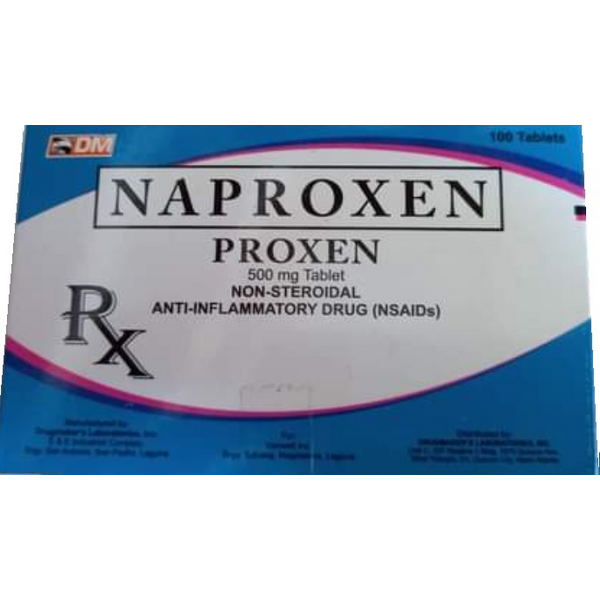 PROXEN Naproxen 500mg Tablet 100's price in the Philippines | MedsGo Pharmacy