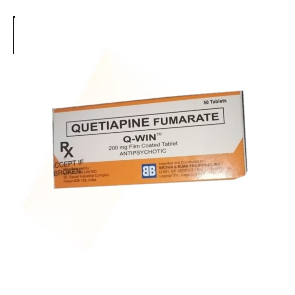 Q-WIN Quetiapine Fumarate 200mg Tablet 50's price in the Philippines ...