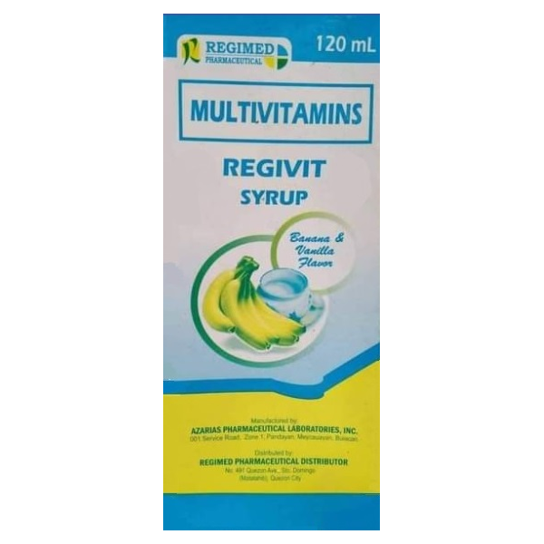 REGIVIT Multivitamins Syrup 120mL Banana and Vanilla price in the ...
