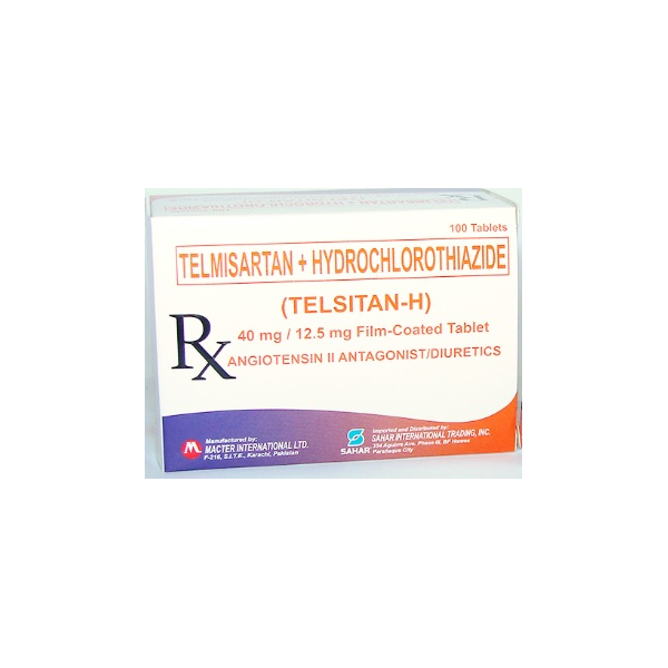TELSITAN-H Telmisartan / Hydrochlorothiazide 40mg / 12.5mg Film-Coated ...