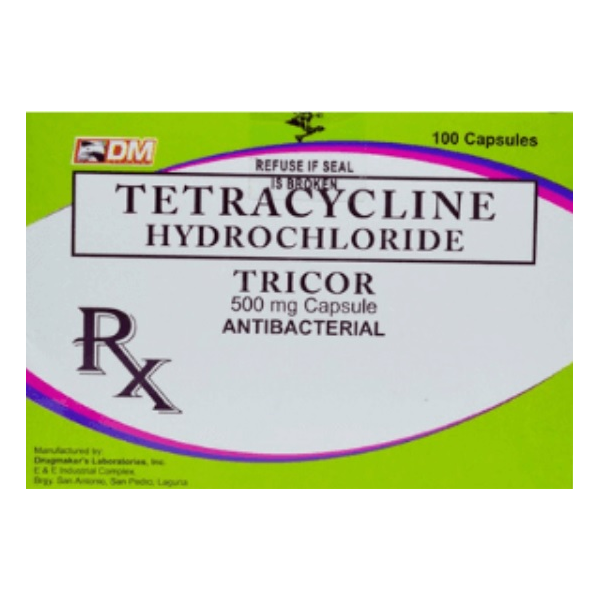 TRICOR Tetracycline Hydrochloride 500mg Capsule 100's price in the ...