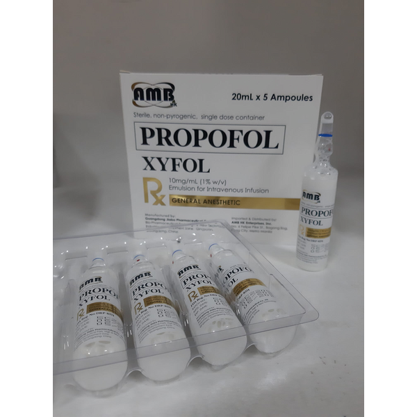 XYFOL Propofol 10mg /mL (1.0%) Emulsion for IV Infusion 10mL 5's price ...