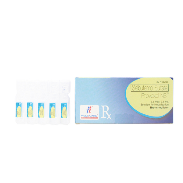 PROVEXEL NS Salbutamol Sulfate 2.5mg / 2.5mL Solution for Nebulization ...