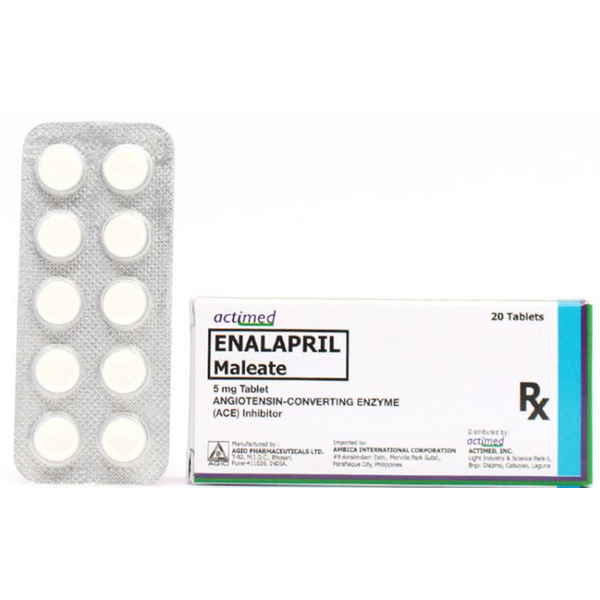 ACTIMED Enalapril Maleate 5mg Tablet 1's price in the Philippines ...