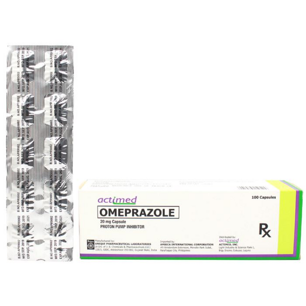 ACTIMED Omeprazole 20mg Capsule 1's price in the Philippines | MedsGo ...