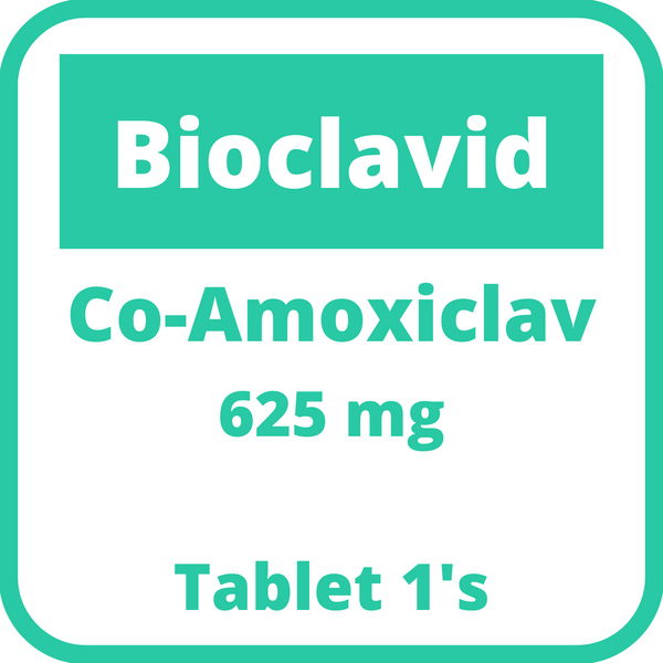 BIOCLAVID Co-Amoxiclav 625mg Film-Coated Tablet 1's price in the ...