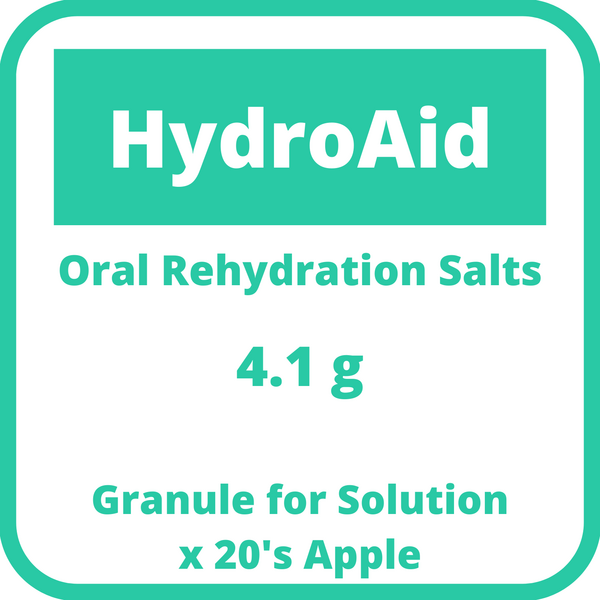 HYDROAID Oral Rehydration Salts Granule for Solution 20's Apple price ...