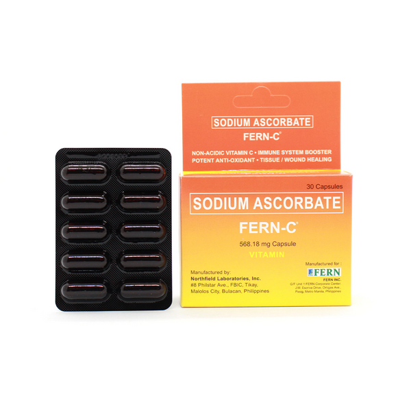 FERN-C Ascorbic Acid 500mg Capsule 1's price in the Philippines ...