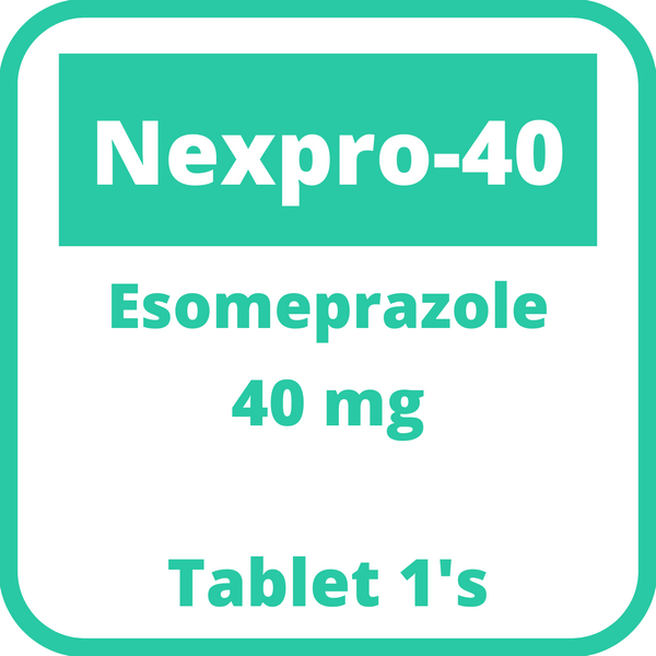 NEXPRO-40 Esomeprazole Magnesium 40mg Enteric-Coated Tablet 1's price ...