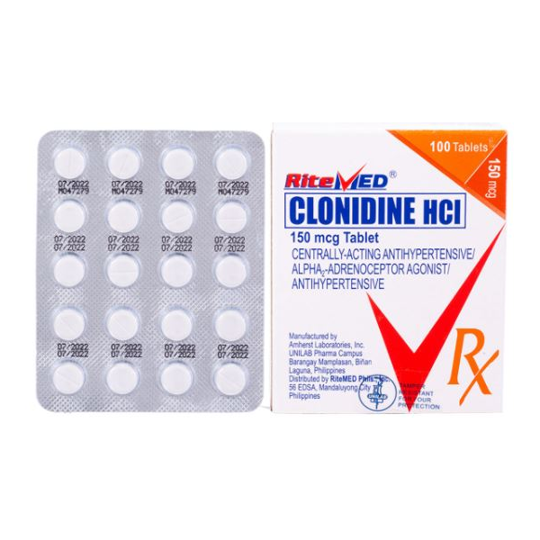 RITEMED Clonidine Hydrochloride 150mcg Tablet 1's price in the ...