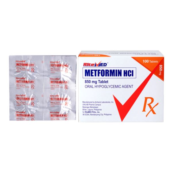 RITEMED Metformin Hydrochloride 850mg Tablet 1's price in the ...