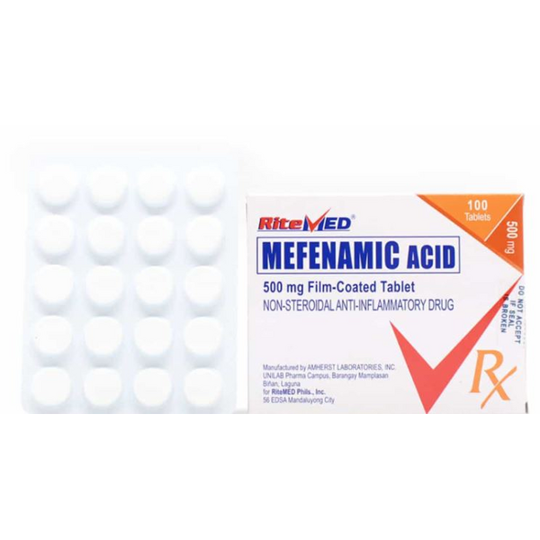 RITEMED Mefenamic Acid 500mg Film-Coated Tablet 1's price in the ...