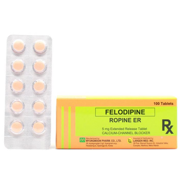 ROPINE ER Felodipine 5mg Extended-Release Tablet 1's price in the ...