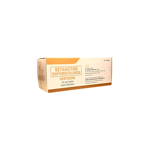 VERTIGINE Betahistine Dihydrochloride 16mg Tablet 100's price in the ...