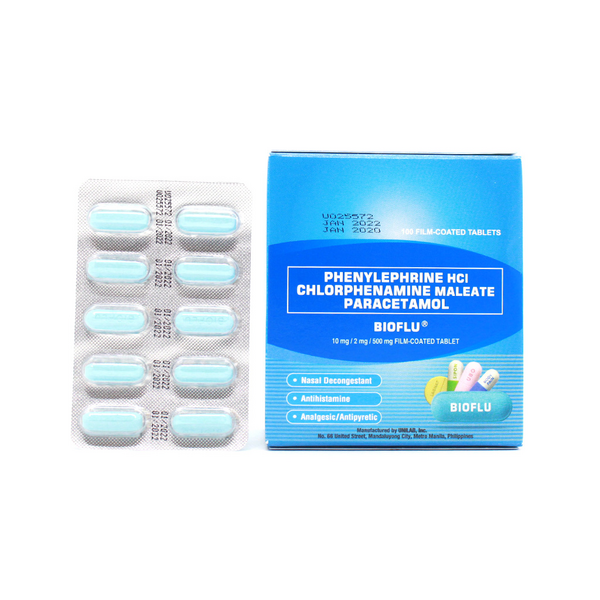 BIOFLU Phenylephrine Hydrochloride / Chlorphenamine Maleate ...