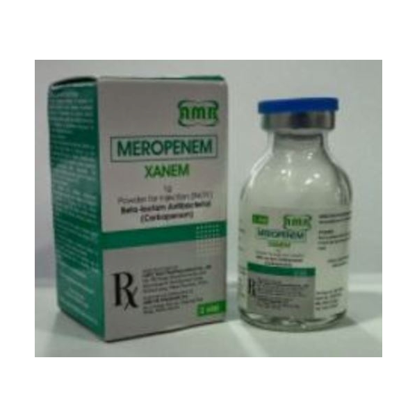 XANEM Meropenem 1g Powder for IV/IM Injection 1's price in the ...