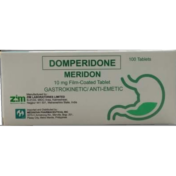 MERIDON Domperidone Maleate 10mg Film-Coated Tablet 100's price in the ...