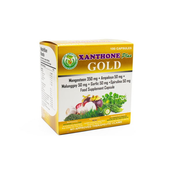 XANTHONE PLUS GOLD Mangosteen / Ampalaya / Malunggay / Garlic ...