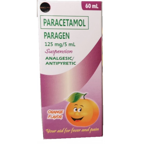 PARAGEN Paracetamol 125mg / 5mL Oral Suspension 60mL Orange price in ...