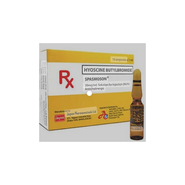 SPASMOSON Hyoscine Butylbromide 20mg / mL Solution for Injection 1mL 10 ...