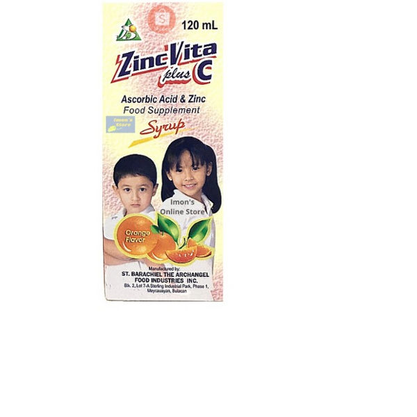 ZINCVITA PLUS C Ascorbic Acid / Zinc Syrup 120mL Orange price in the ...