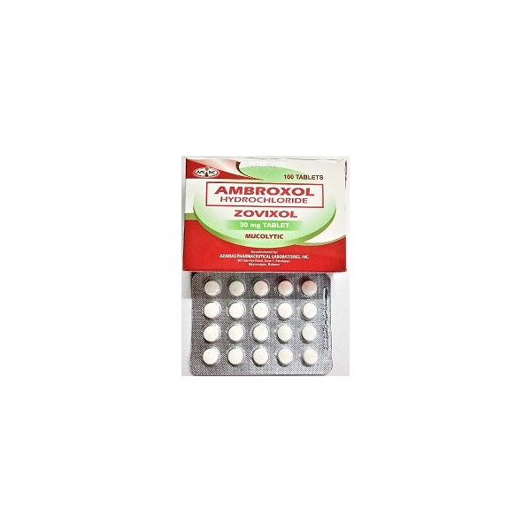 ZOVIXOL Ambroxol Hydrochloride 30mg Tablet 100's price in the ...