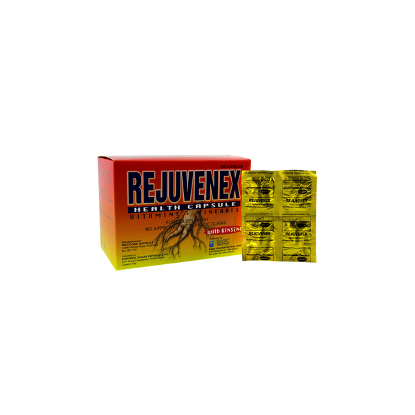 REJUVENEX Vitamins / Minerals / Ginseng Food Supplement Softgel Capsule ...