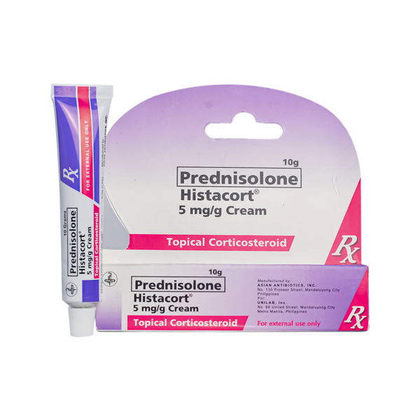 HISTACORT Prednisolone 5mg / g Cream 10g price in the Philippines ...