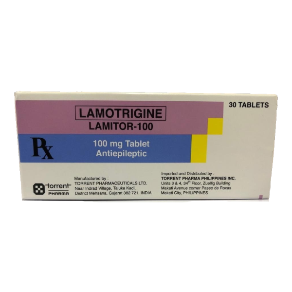 LAMITOR-100 Lamotrigine 100mg Tablet 1's price in the Philippines ...