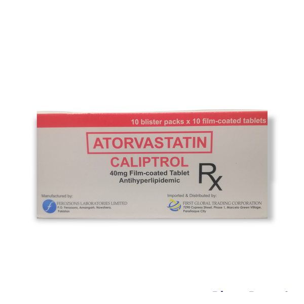 CALIPTROL Atorvastatin 40mg Film-Coated Tablet 100's price in the ...